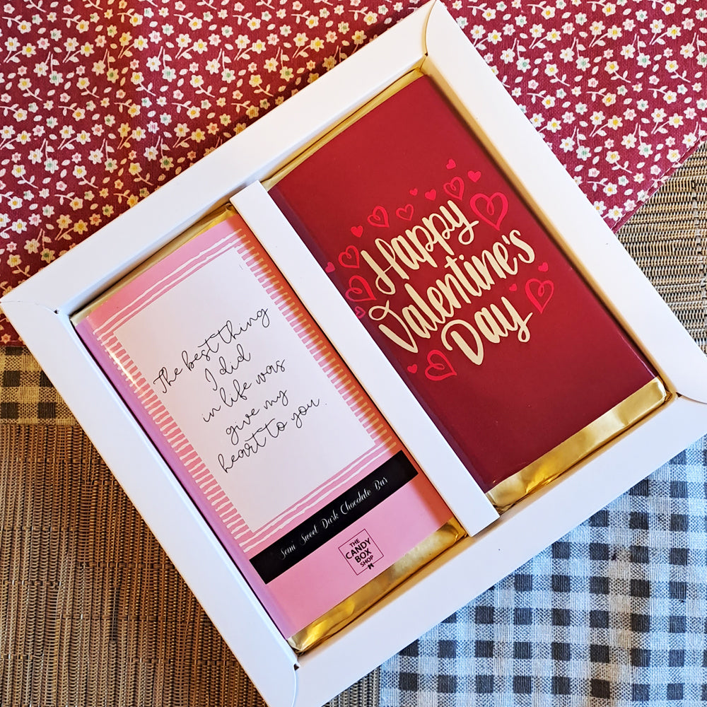 2 chocolate Bars Box- Limited Edition – thecandyboxshop